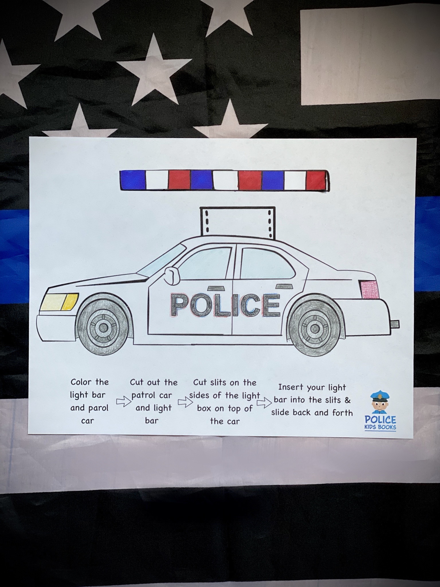 Free Crafts – Police Kids Books