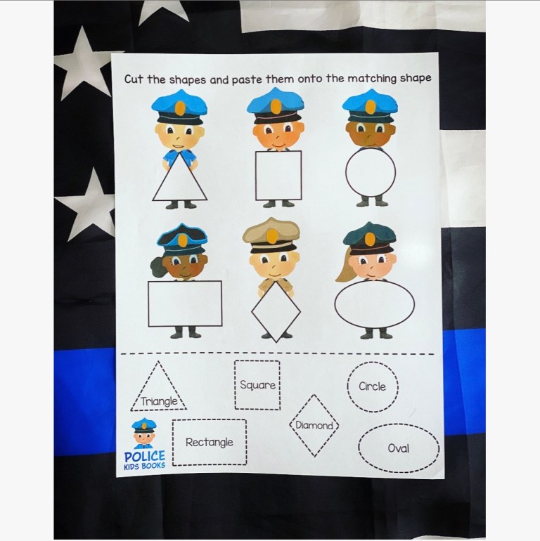 Free Crafts – Police Kids Books